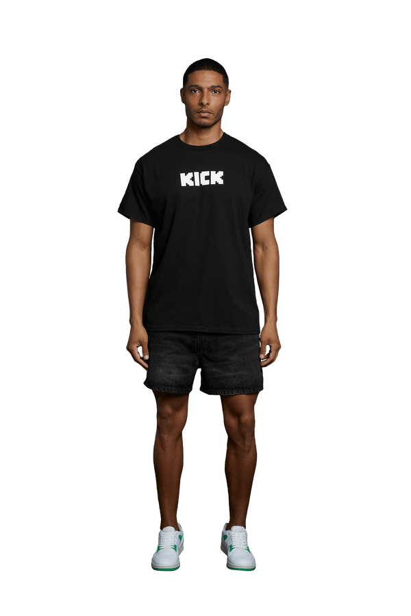 KICK_Black_White_T-Shirt – Kick Shop
