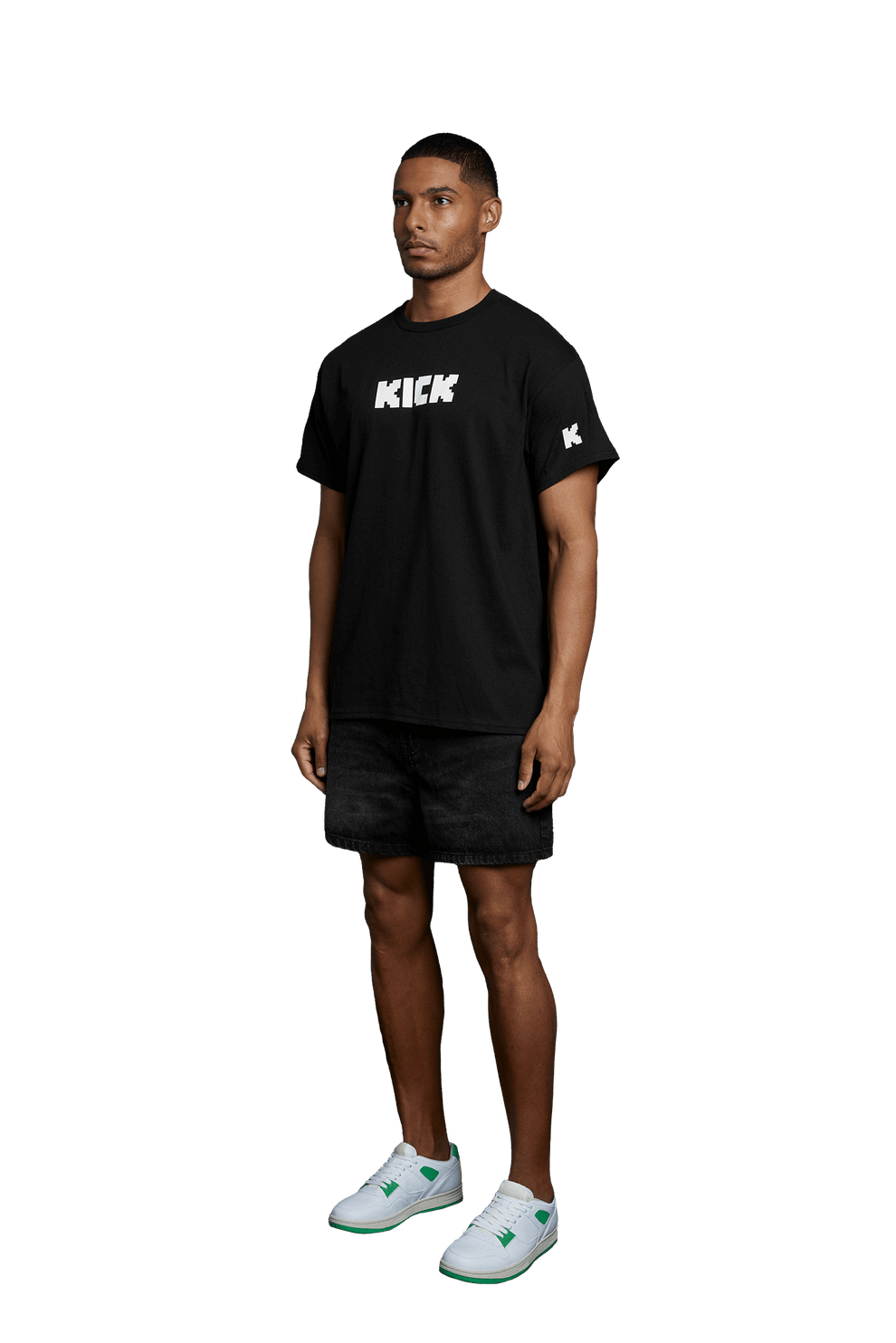 KICK_Black_White_T-Shirt – Kick Shop