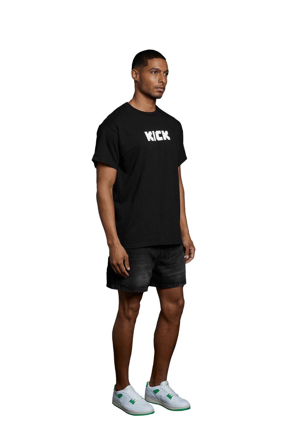 KICK_Black_White_T-Shirt – Kick Shop
